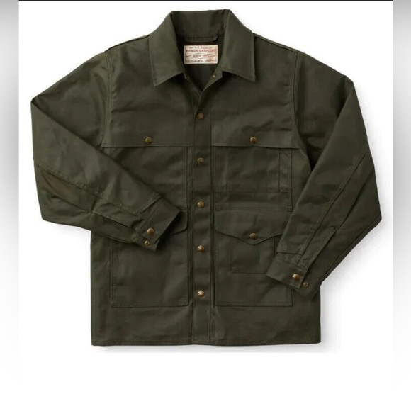 Filson | Jackets & Coats | Filson Tin Cruiser Waxed Jacket Otter Green ...